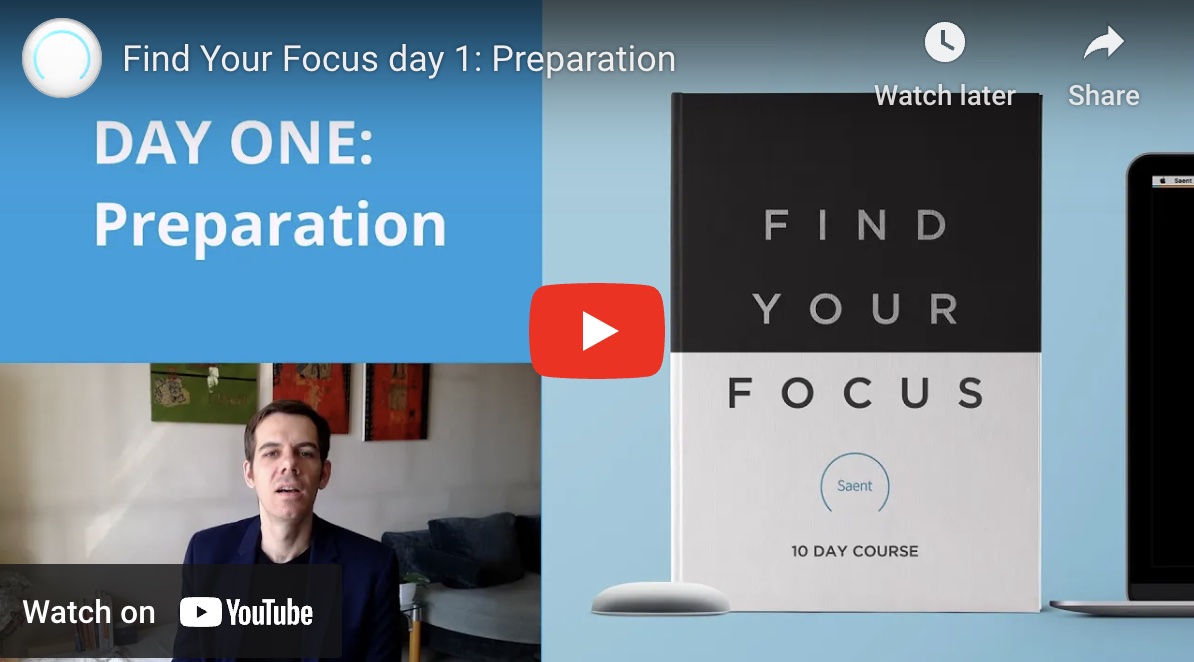 Find Your Focus book: master concentration in 10 days